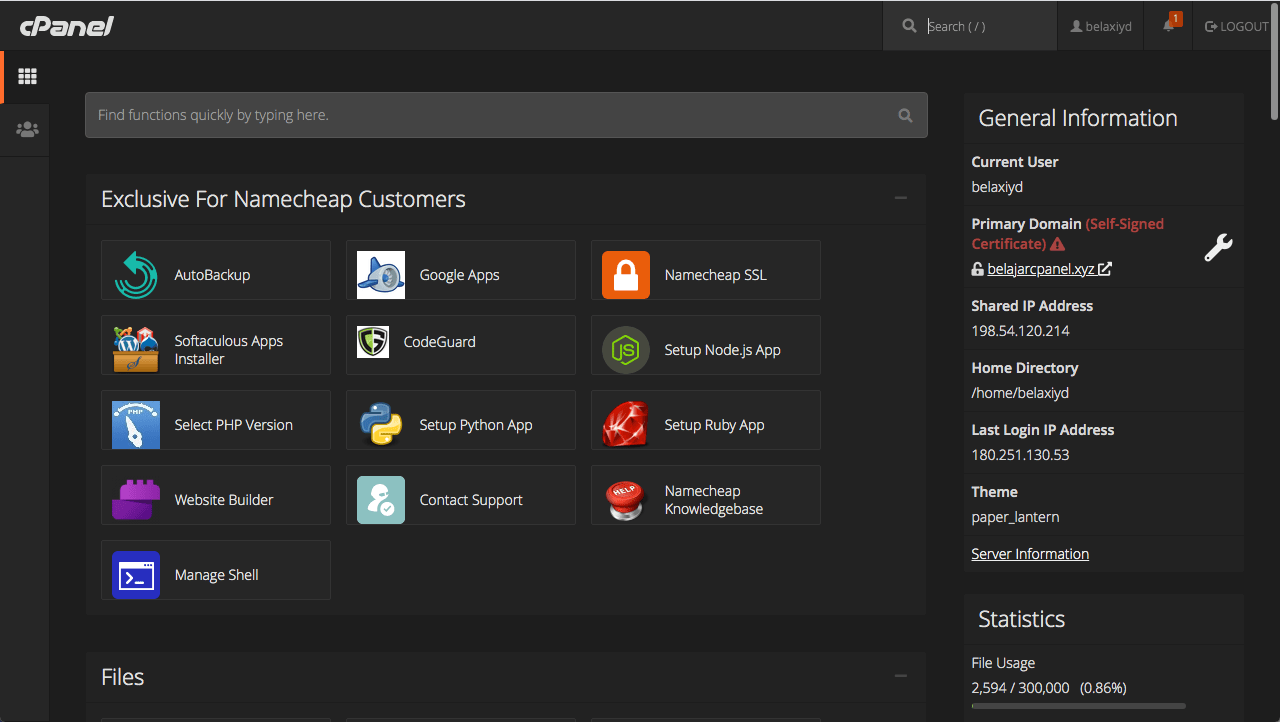 Cara Mengganti Tema cPanel | Belajar cPanel