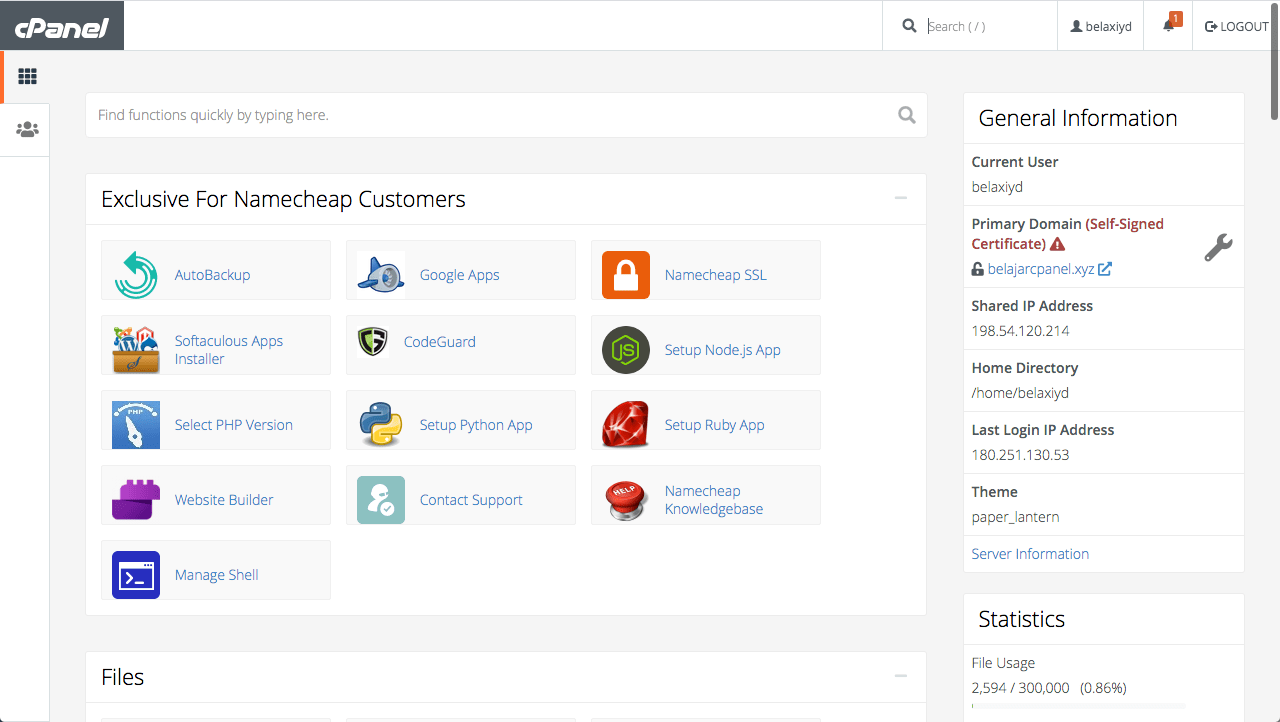 Cara Mengganti Tema cPanel | Belajar cPanel